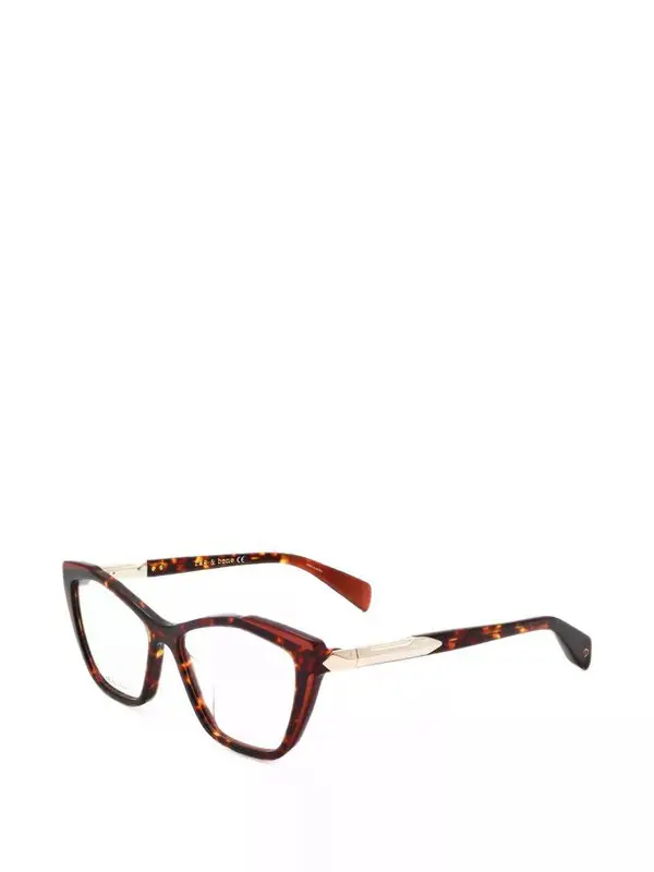 Rag & Bone Tortoiseshell-effect Cat-eye Glasses - Brown