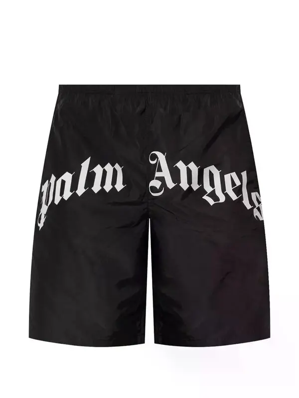 Palm Angels Logo-print Swim Shorts