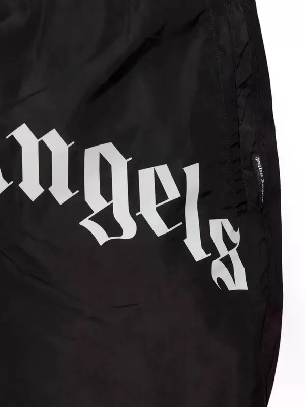 Palm Angels Logo-print Swim Shorts