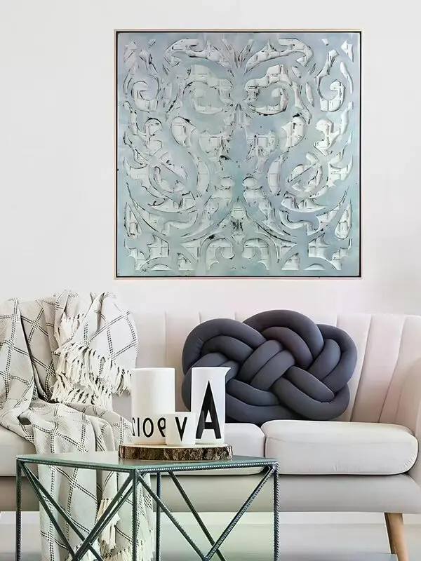 L'OCA NERA Cut-out Framed Wall Art - Blue