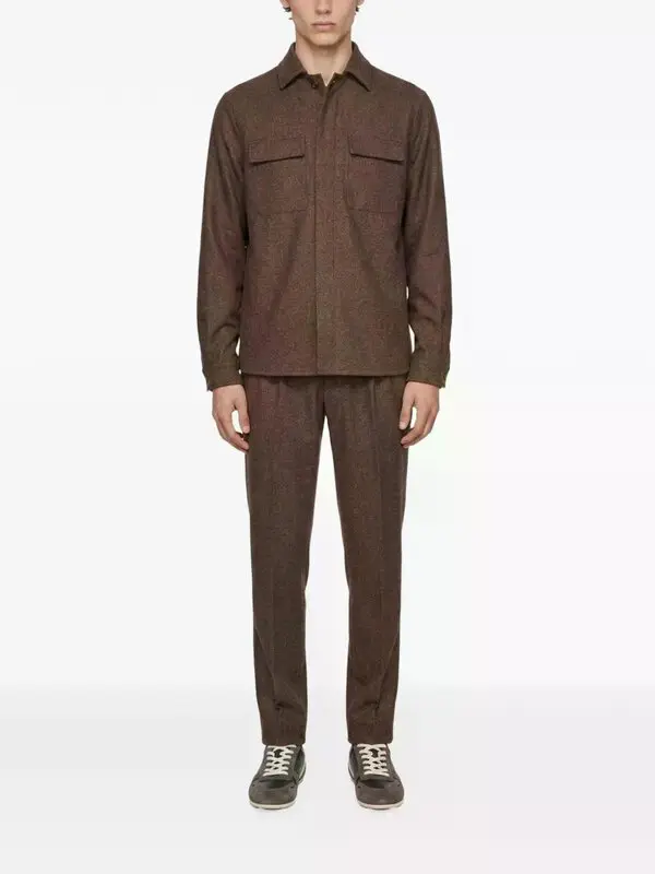 Eleventy Pleated-detail Two-piece Suit