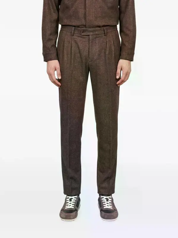 Eleventy Pleated-detail Two-piece Suit
