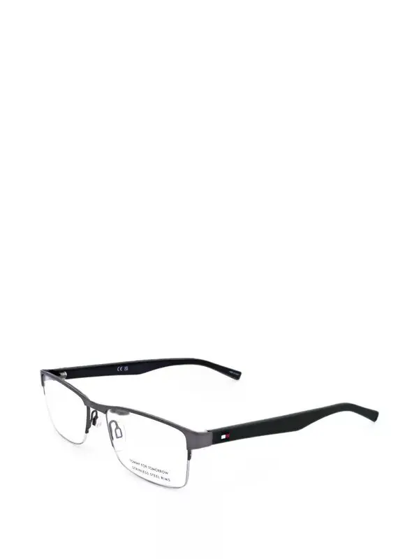 Tommy Hilfiger Half-rim Rectangle-frame Glasses