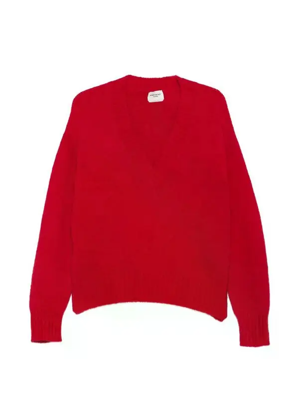 Max Mara V-neck Sweater - Red