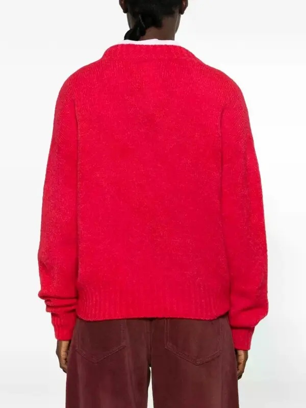 Max Mara V-neck Sweater - Red