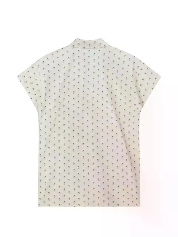 Valentino Garavani Monogram-print Short-sleeve Shirt
