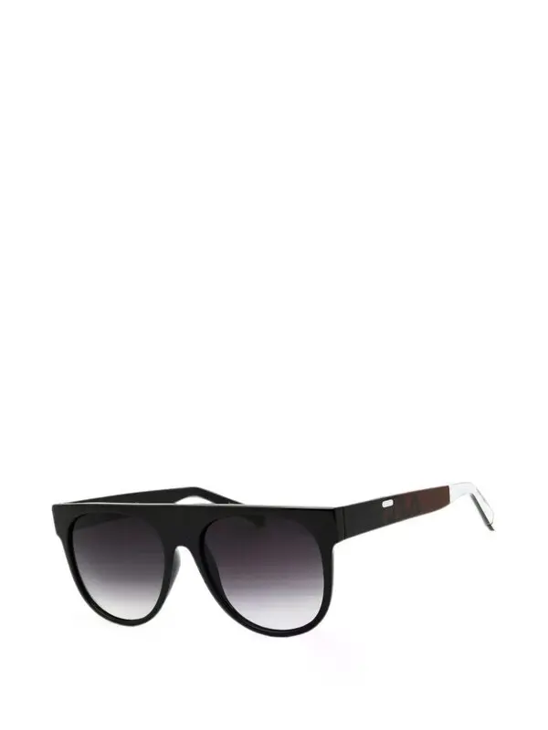 FILA Logo-detail Round-frame Sunglasses