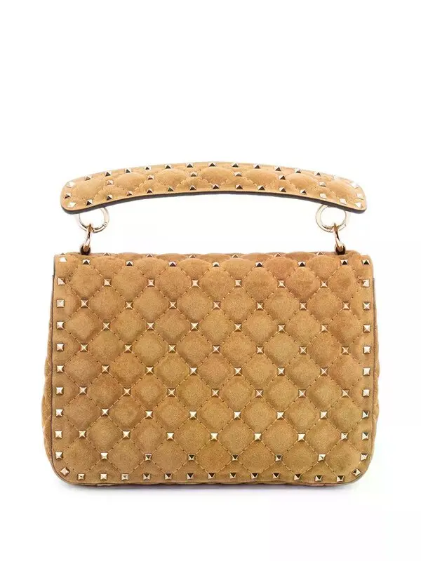 Valentino Garavani Rockstud Spike Medium Suede Bag