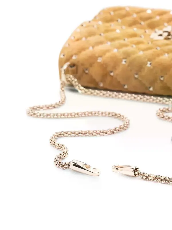 Valentino Garavani Rockstud Spike Medium Suede Bag