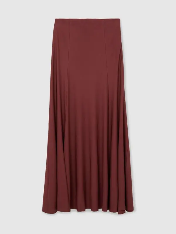 REISS Margo Jersey Maxi Skirt