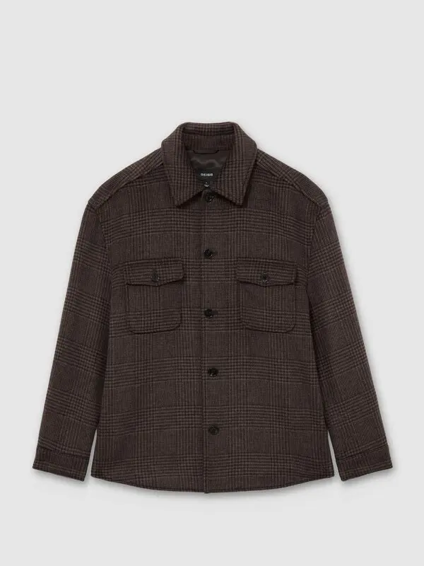 REISS Check Liam Check Shirt