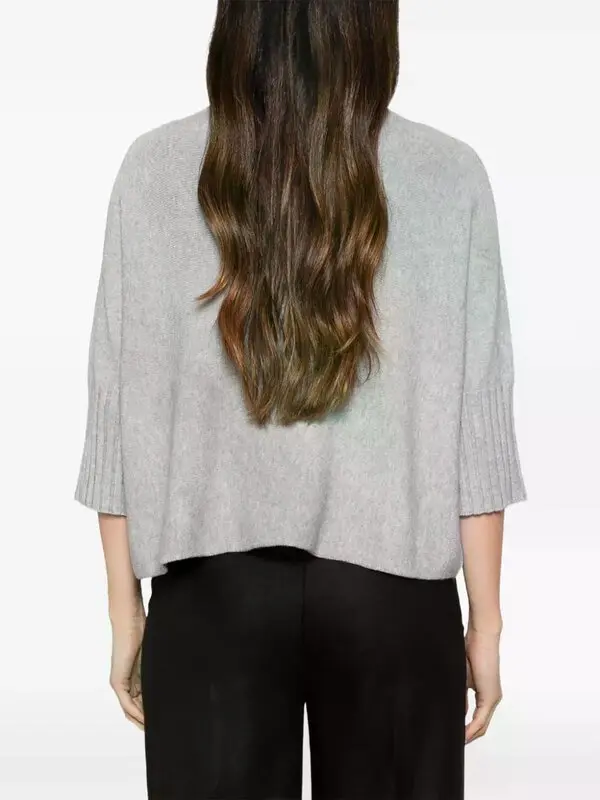 VELA SHOP High-neck Ribbed-trim Sweater