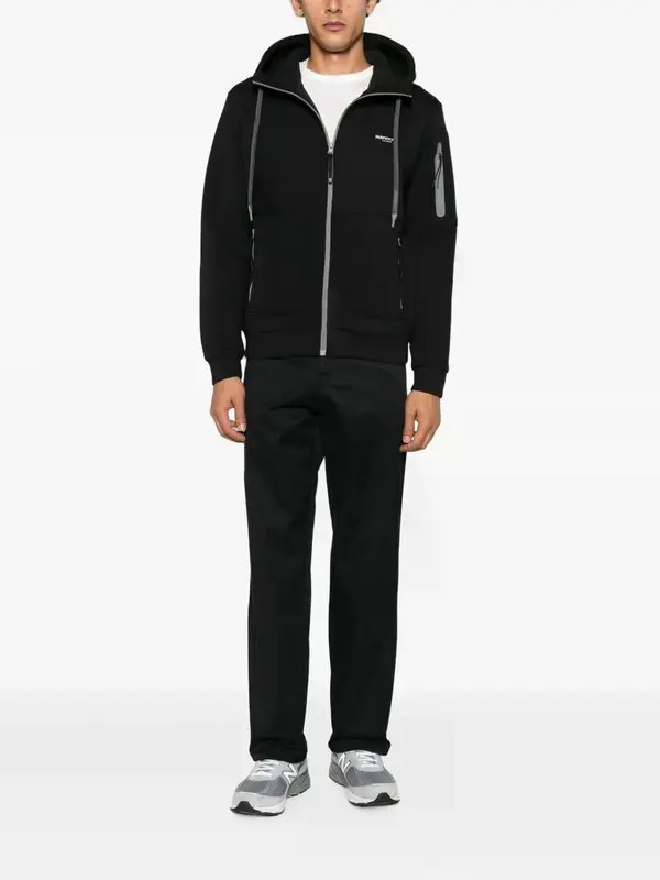 MURPHY&NYE Rhump Zip-up Drawstring Hoodie - Black