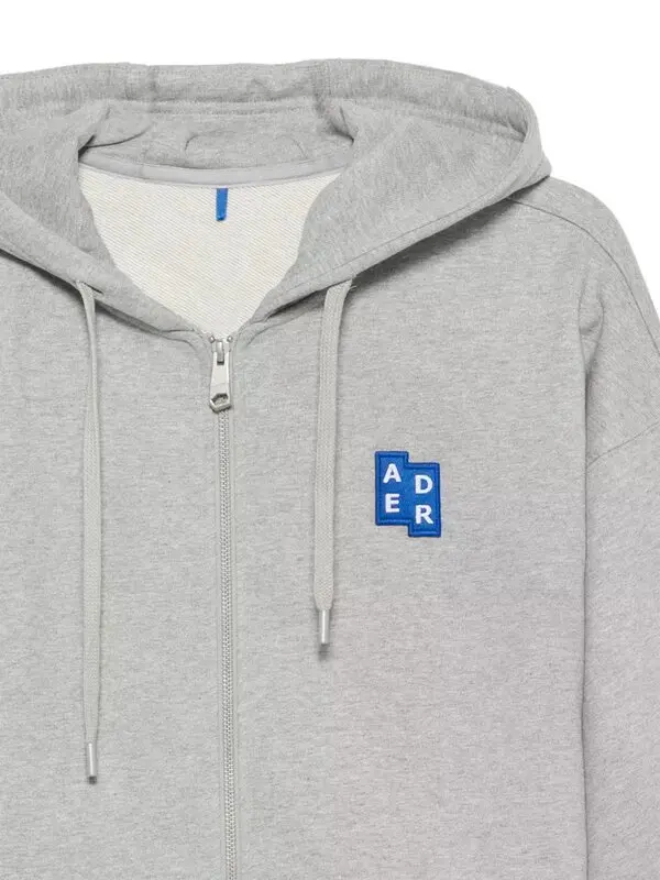 ADER ERROR Logo-patch Zip-up Hoodie