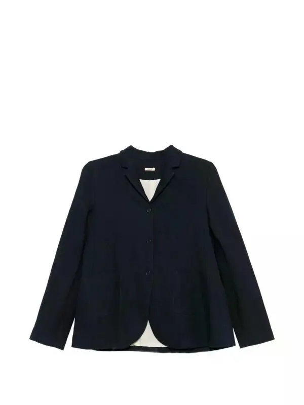 Apuntob Button-up Notched-lapel Blazer