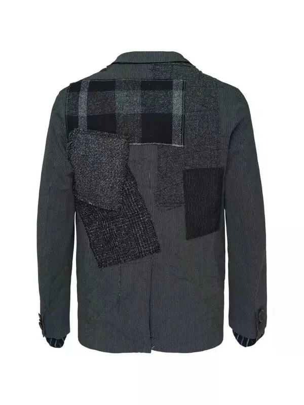 Junya Watanabe Patchwork Notched-lapel Jacket