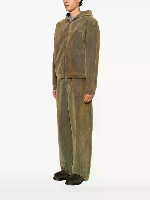 DAILY PAPER Acid-wash Hooded Jacket