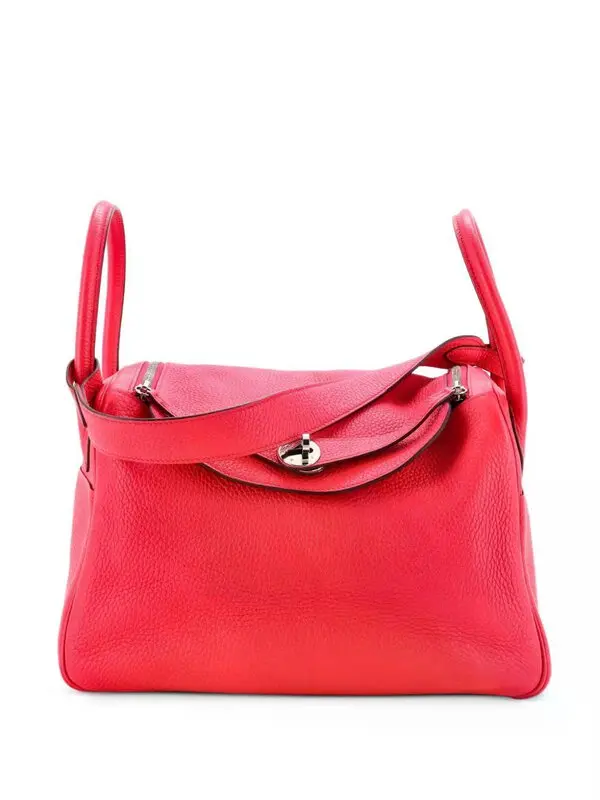 Hermès Lindy Bag Clemence 30 Shoulder Bag - Pink