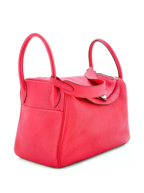 Hermès Lindy Bag Clemence 30 Shoulder Bag - Pink