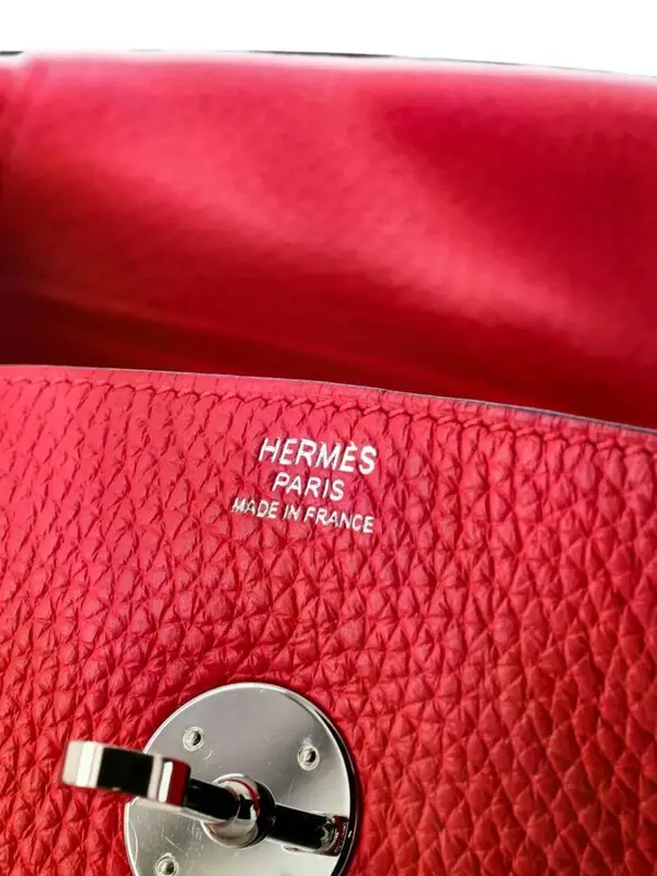Hermès Lindy Bag Clemence 30 Shoulder Bag - Pink