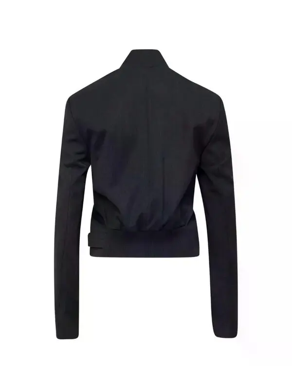 OPEN YY Asymmetric Button-fastening Jacket