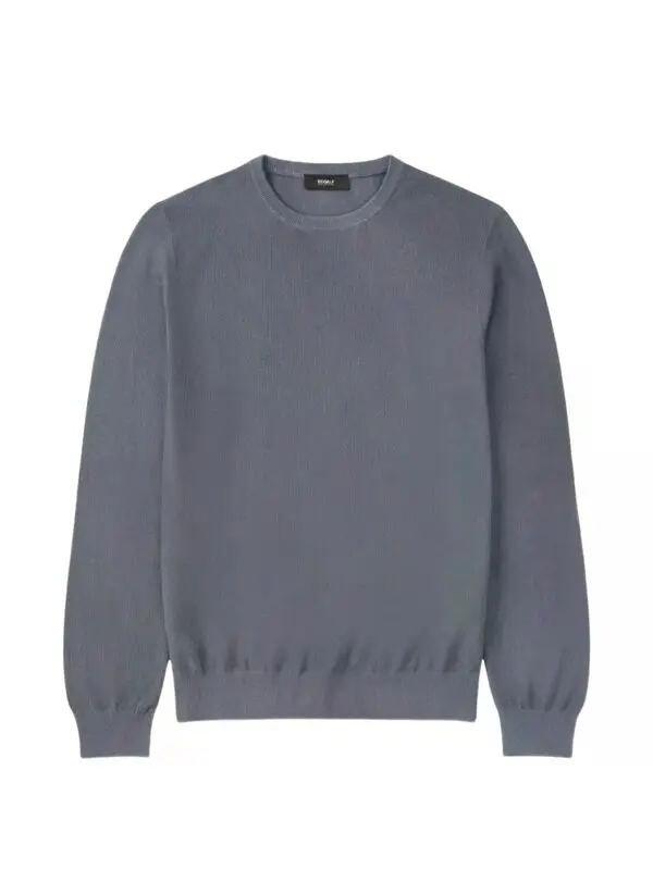 ECOALF Crew-neck Ribbed-trim Sweater