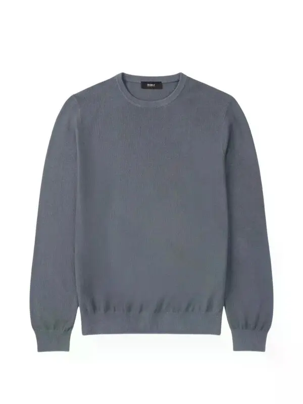 ECOALF Crew-neck Ribbed-trim Sweater