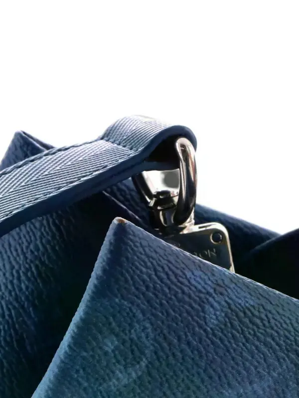 LOUIS VUITTON Shopper Pigment Monogram Canvas Mini Tote Bag - Blue