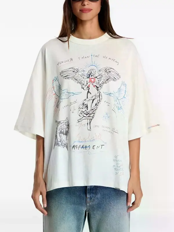 REPRESENT Heavier Than The Heavens Graphic-print T-shirt
