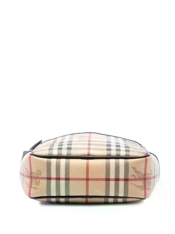 Burberry 2000-2017 Haymarket Check Coated Canvas Crossbody Bag