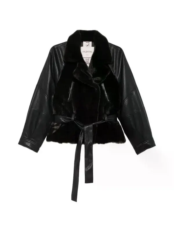 VALENTINI 1972 Faux-fur Belted Jacket