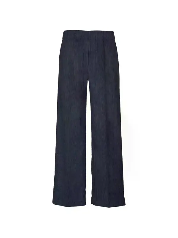 D.exterior Plissé-effect Wide-leg Trousers