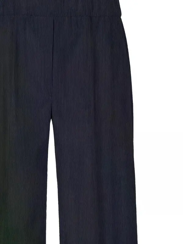 D.exterior Plissé-effect Wide-leg Trousers