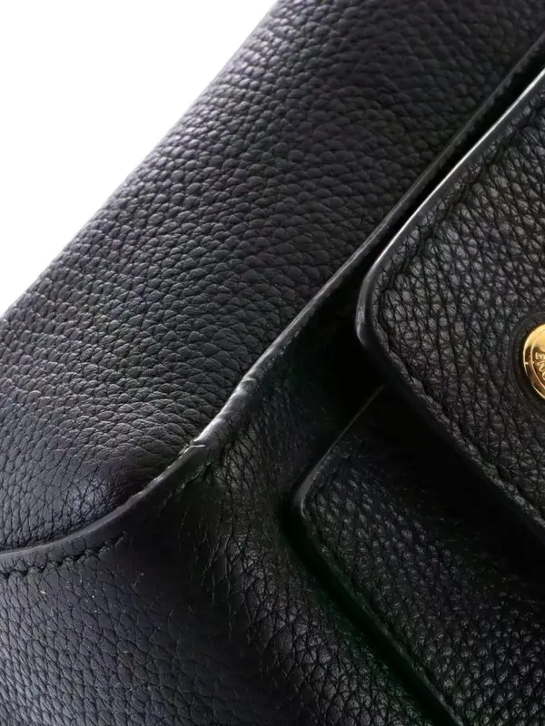Burberry Note Leather Medium Crossbody Bag