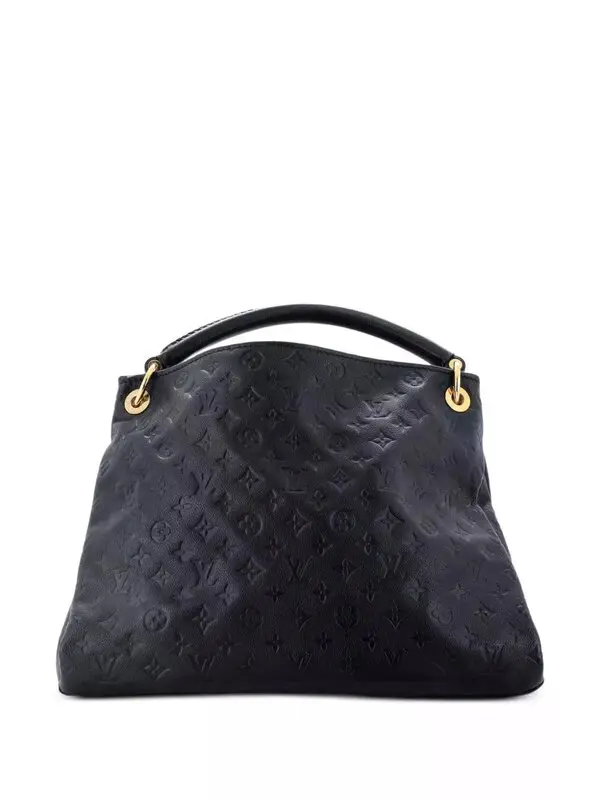 LOUIS VUITTON Artsy Handbag Monogram Empreinte Leather Mm Hobo Bag - Black