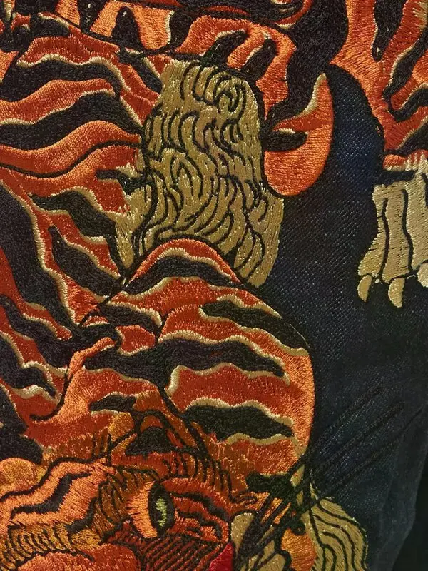 Dsquared2 Tiger-embroidered Hockney Jeans