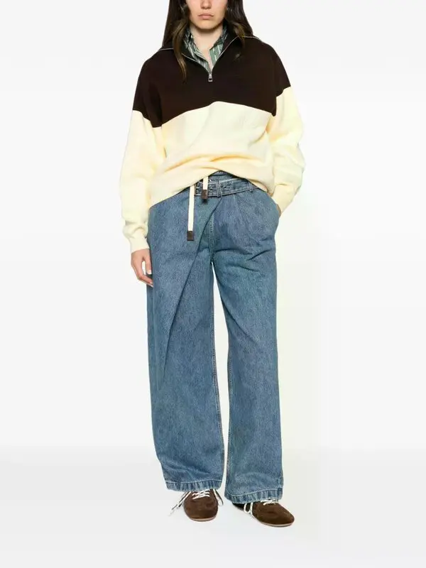 Loewe Anagram-embroidered Colour-block Sweater
