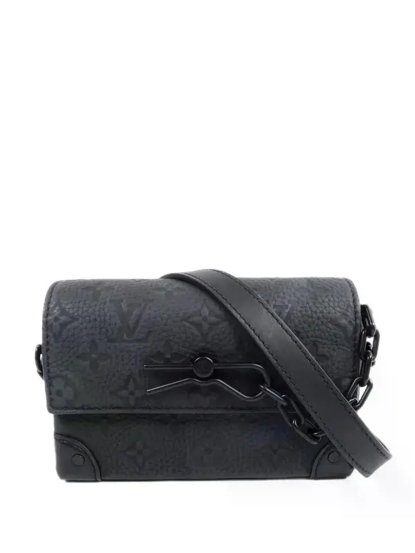 LOUIS VUITTON Monogram Taurillon Steamer Shoulder Bag