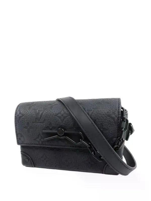 LOUIS VUITTON Monogram Taurillon Steamer Shoulder Bag