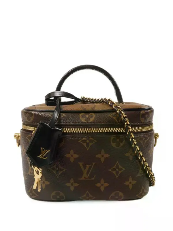 LOUIS VUITTON Monogram Reverse Vanity Pm Tote Bag