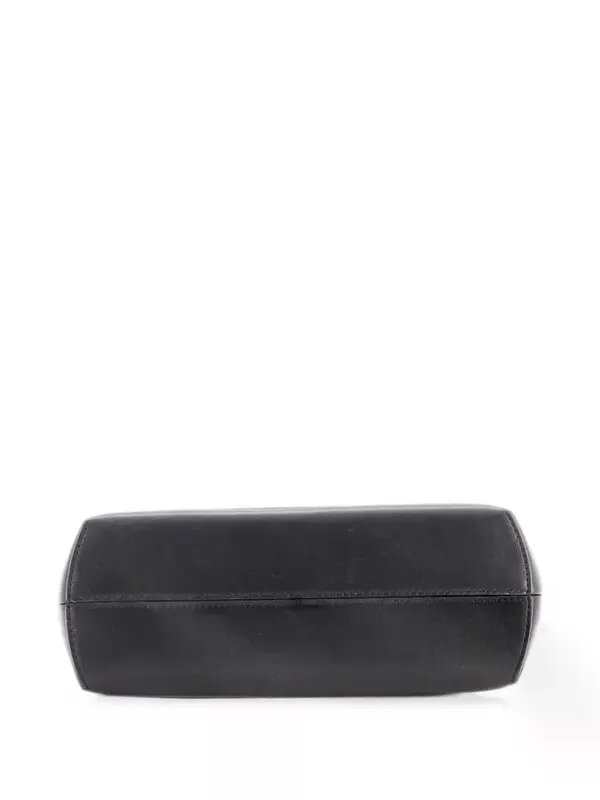 Fendi First Bag Leather Small Clutch Bag - Black