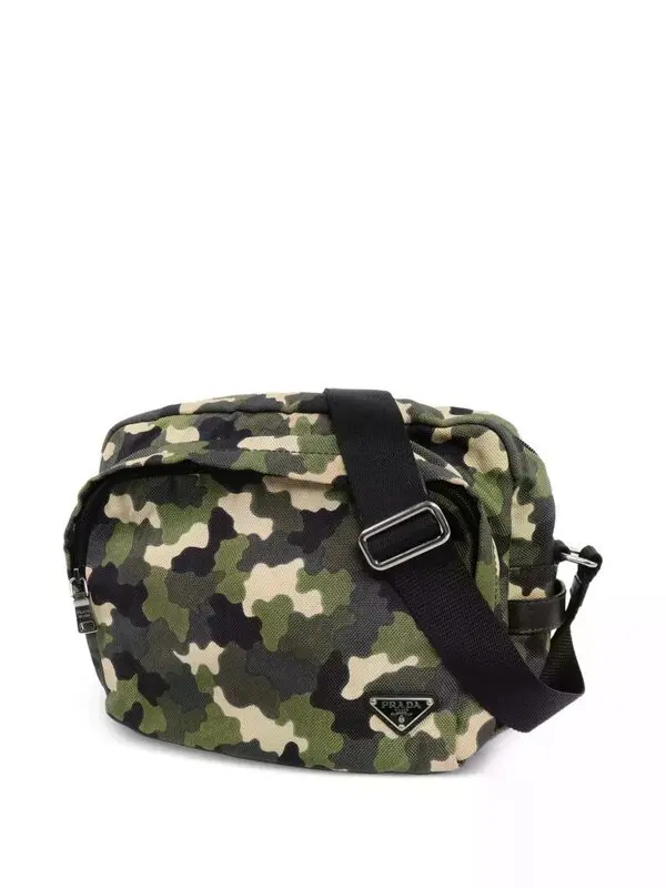 Prada Camouflage Messenger Shoulder Bag
