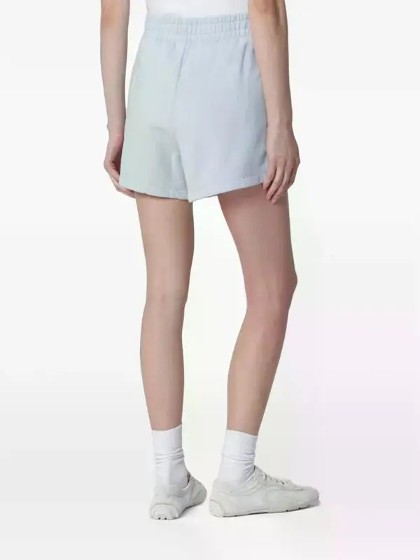 ANINE BING Kam Monogram-embroidered Shorts