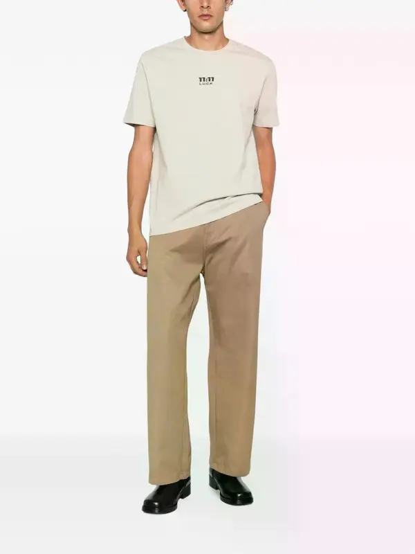 11 11 L.U.C.K. Logo-print T-shirt