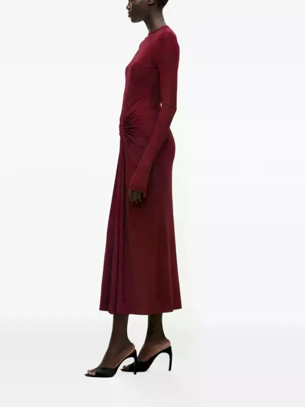 Victoria Beckham Frances Gathered Midi Dress