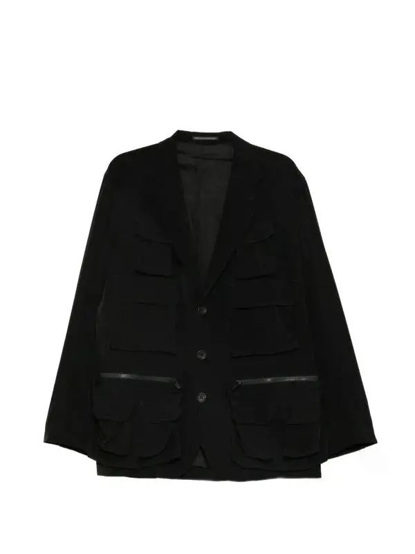 Y’s Ta Tuxedo Muti-pocket Jacket - Black