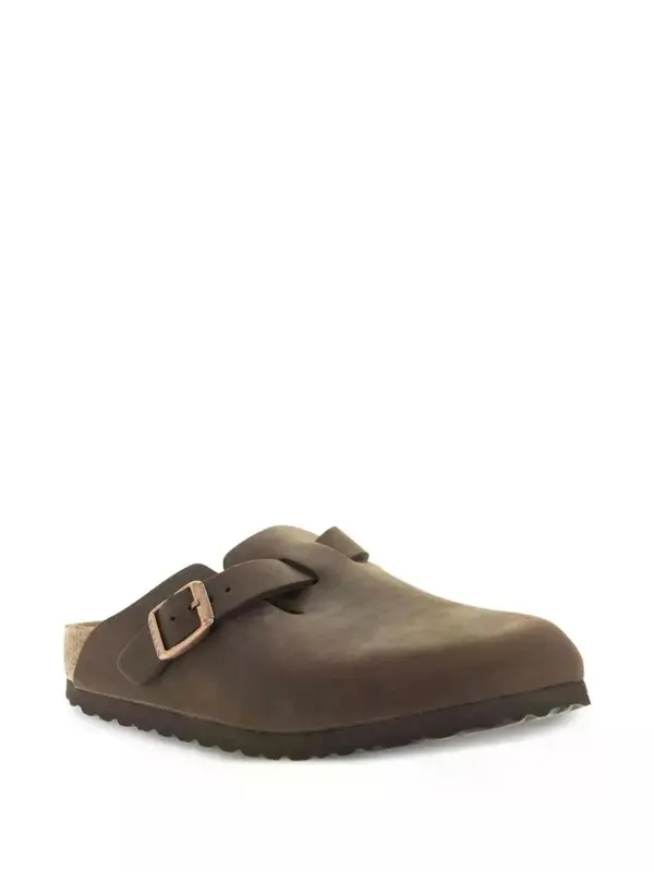 BIRKENSTOCK Boston Leather Sandals - Brown