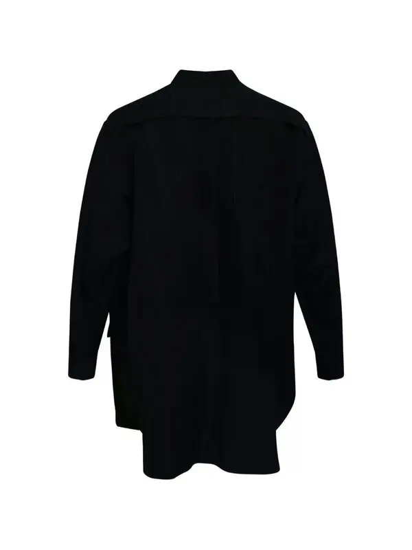 Yohji Yamamoto Pinstripe-pattern Epaulette Coat
