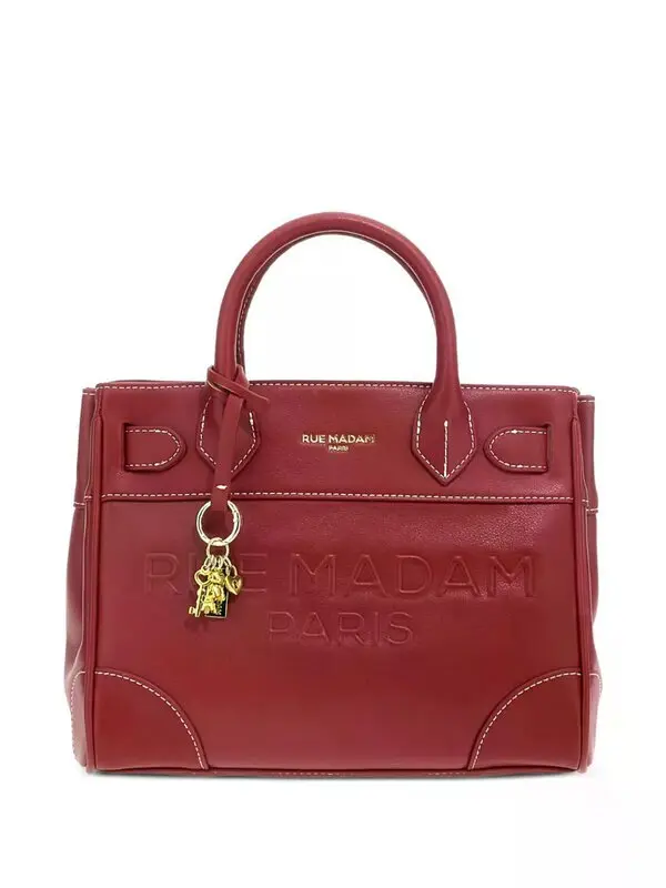 RUE MADAM PARIS La Maison Logo-embossed Contrast-stitched Tote Bag