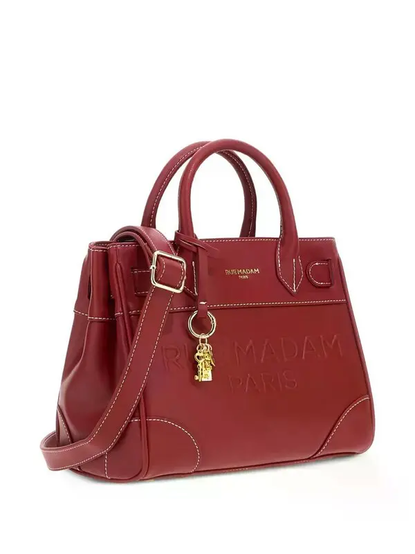 RUE MADAM PARIS La Maison Logo-embossed Contrast-stitched Tote Bag